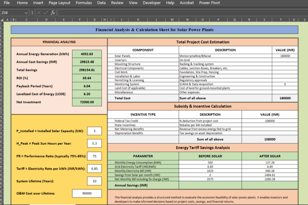 Solar Projects Documents OI